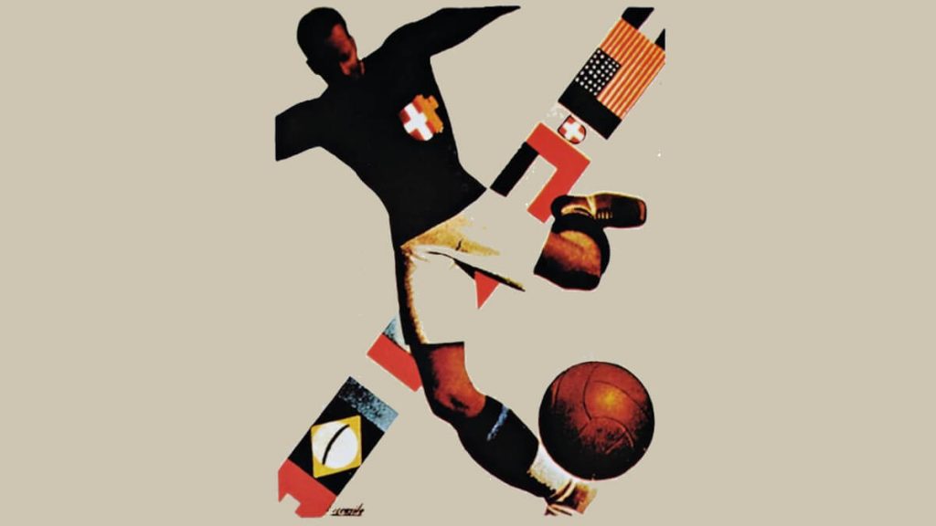 Le Footichiste - L'affiche de la Coupe du monde de football 1938